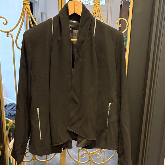 Fate | Jackets & Coats | Blazer Large Jacket With Zipper Details ...